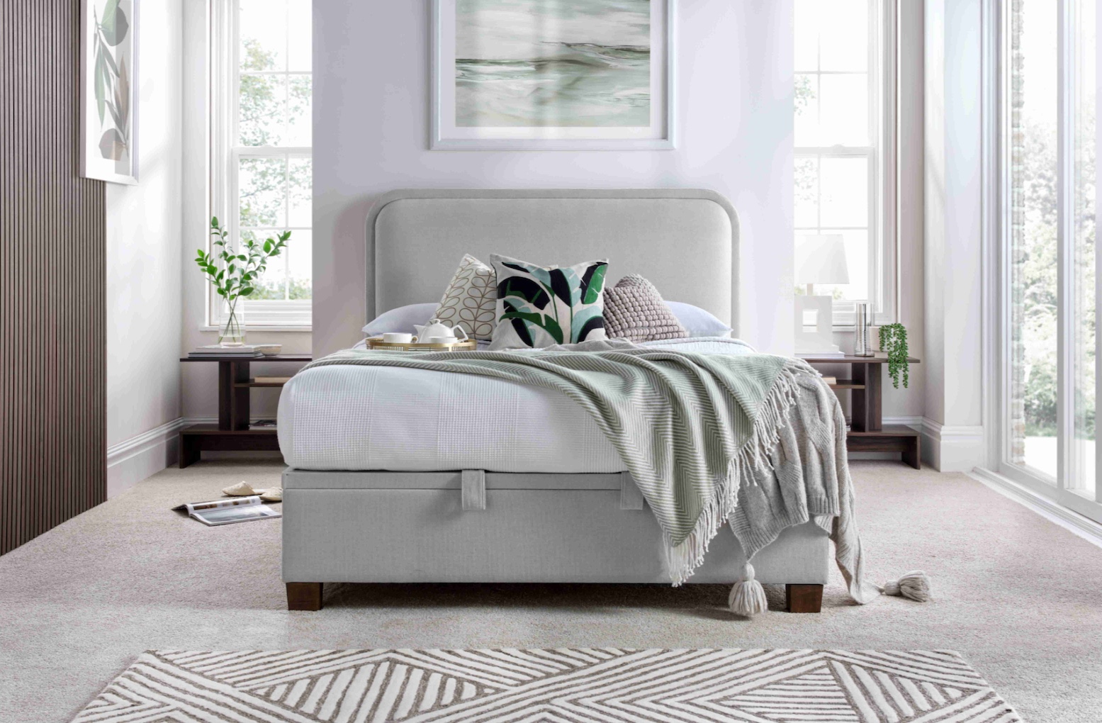 Kaydian Clifton Ottoman Bed With Storage & Headboard